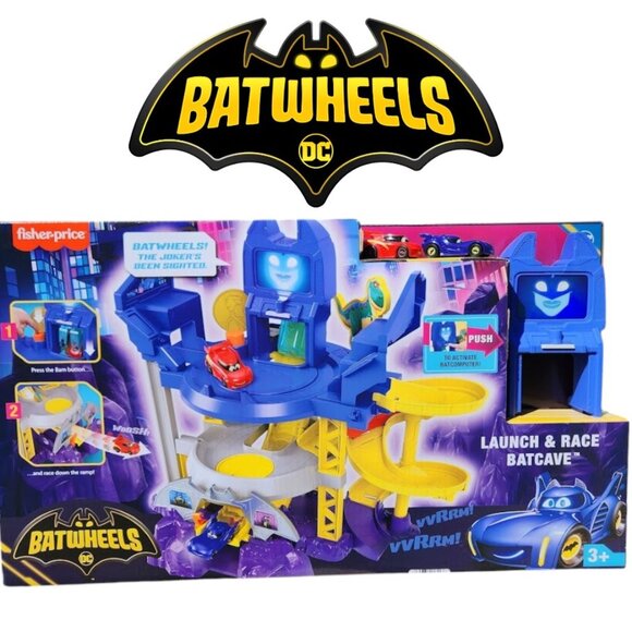 Fisher-Price | Toys | Fisherprice Dc Batwheels Toy Car Race Track ...